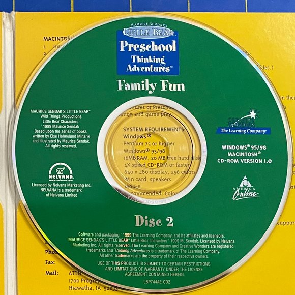 Wild Things Productions | Toys | Maurice Sendaks Little Bear Preschool ...